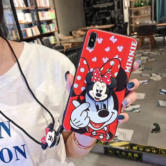 Accessories | Mickey Or Minnie Mouse Iphone Case With Lanyard And Pop ...